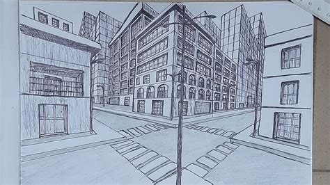 Comment Dessiner Une Ville En 2 Points Perspectives Youtube