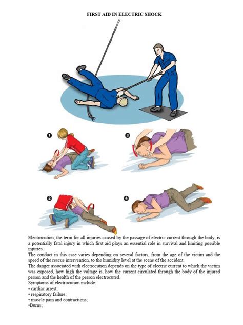 First Aid In Electric Shock Pdf First Aid Burn