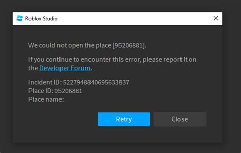 Resolved Itself Can T Connect To Any Roblox Place In Studio Studio Bugs Developer Forum