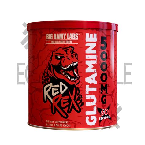 ريد ريكس جلوتامين 5000 مجم بدون نكهة 300 جم Red Rex Glutamine