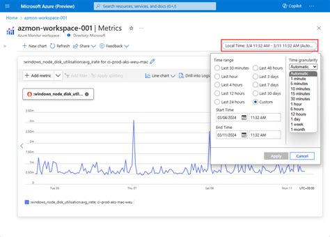 Azure Monitor Metrics Explorer With PromQL Preview Azure Monitor