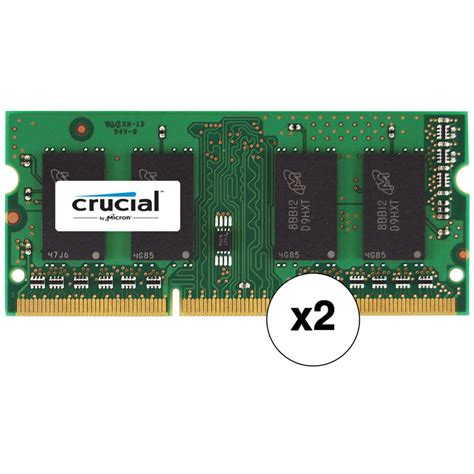 Crucial GB X GB Pin SODIMM DDR PC Memory B H