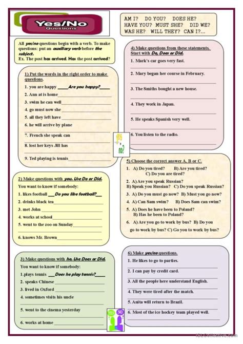 233 Questions And Short Answers English Esl Worksheets Pdf