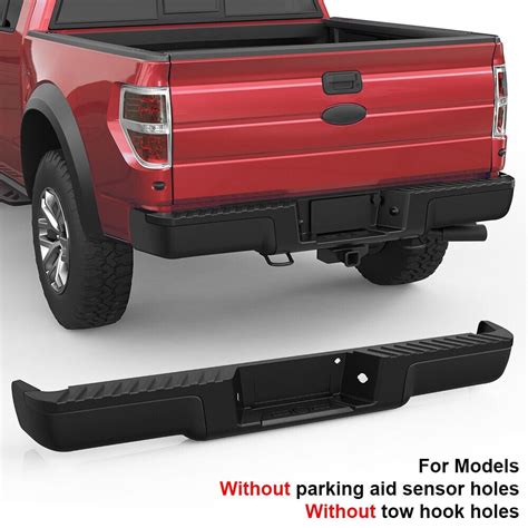 Mostplus Black Rear Bumper Assembly For 2009 2014 Ford F 150 Wo