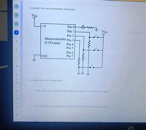 1 Consider The Microcontroller Schematic 2 3 StudyX
