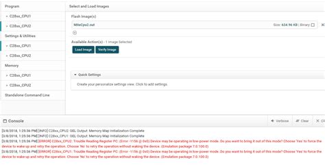 CCS TMS320F28377D Can Uniflash Program The CPU2 Core C2000