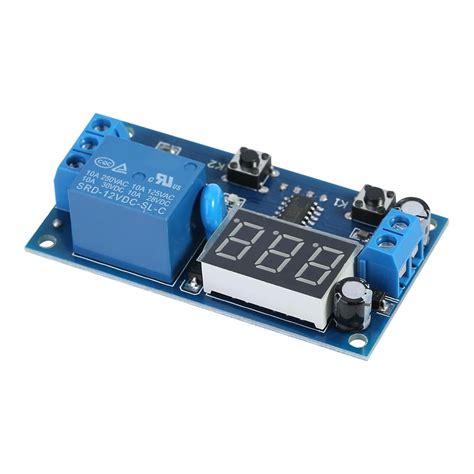 Garosa Delay On Off Switch Module DC 12V Cycle Delay Timer Switch Adjustable Relay Module Board