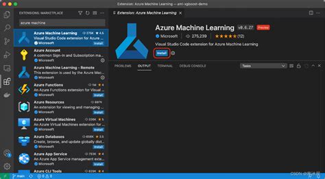 Azure上的python机器学习第1部分：使用python、vs Code和azure Ml创建xgboost模型vscode使用