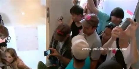 Group Of Sluts Undressed In Public Sex