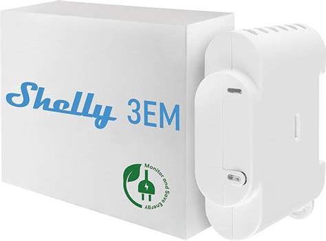 Shelly 3em професійний трифазний Wi Fi лічильник електроенергії з