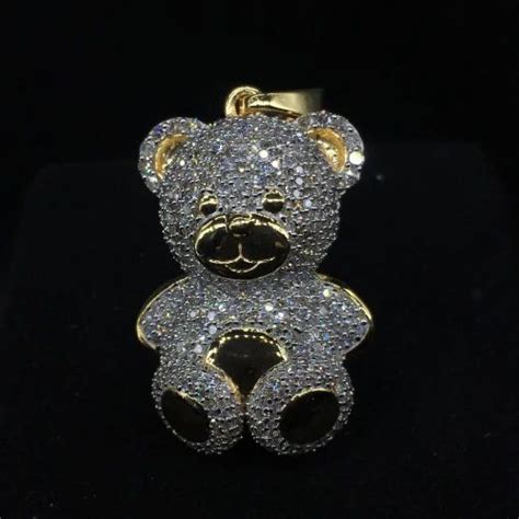 Real Diamonds Teddy Bear Diamond Pendant 8900gms At ₹ 92299 In Mumbai