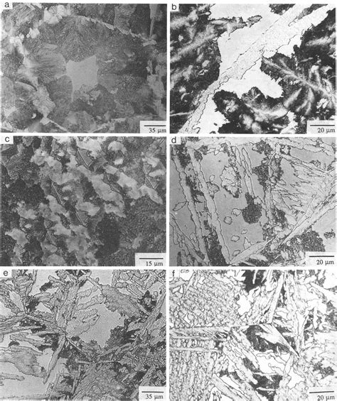 Optical Micrographs Of Eutectoid Structures Developed At Successively Download Scientific