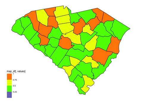 R How To Specify Bin Colors For Plot Usmap Stack Overflow