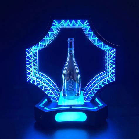 ₩301853에서 다각형 Led 병 발표 Led 나이트 클럽 Vip 샴페인 와인 병 글로리 거리는 파티 장식을위한 와인 병
