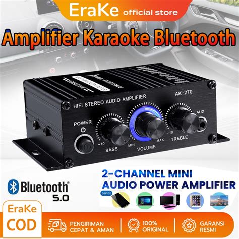 Jual Amplifier Bluetooth Amplifier Subwoofer Amplifier Karaoke 2 Channel Bluetooth Power
