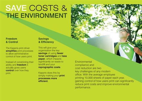 Green Print Reduce Your Printing Ppt