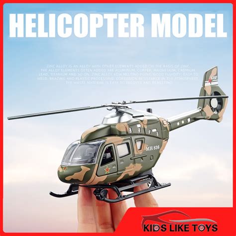 Klt Huey Military Helicopter Airplane Model Toys For Boys Aircraft Toys
