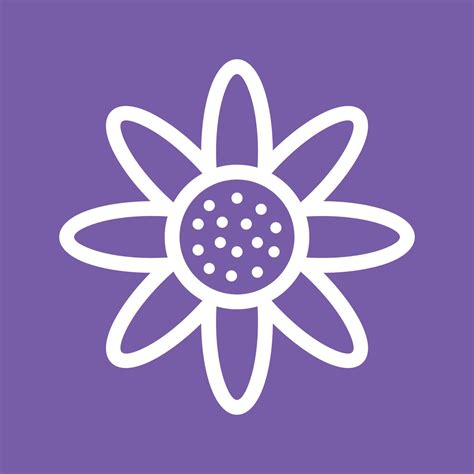 Daisy Line Color Background Icon 16727597 Vector Art At Vecteezy