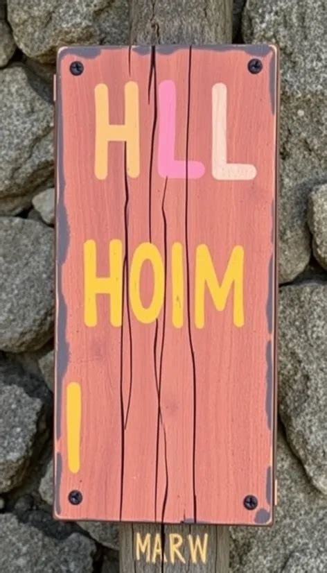 Welcome Rustic Sign Image Free Ai Generator Makepix