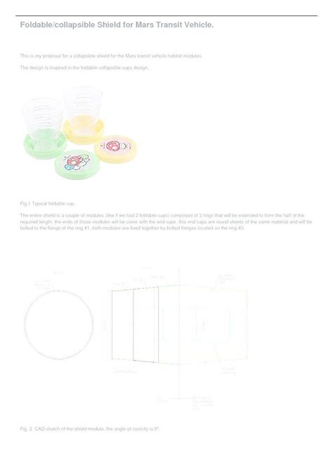 Entry 68 By Luisss749 For Nasa Contest Develop An Origami Folding Concept For Radiation Shield
