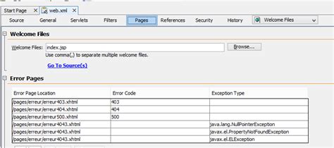 Java Primefaces Error Page Stack Overflow