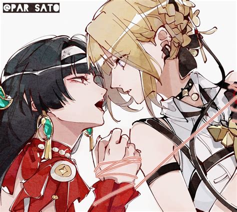 Evelyn Chevalier And Astra Yao Zenless Zone Zero Drawn By Par Sato