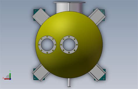 00催化剂反应器设备 Solidworks 2012 模型图纸下载 懒石网