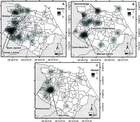 Spatial Analysis And Visualization Through Thematic Maps After Kernel