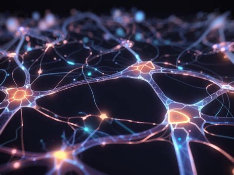 Premium AI Image Neurons And Cells System 3D Rendered Image Of