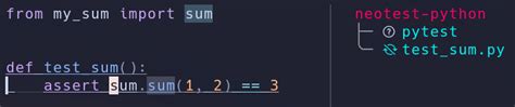 Neotest Python With Pytest Cannot Find Tests In A File While Command