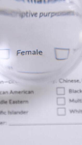 Vertical Item In The Gender Selection Form Stock Video At Vecteezy