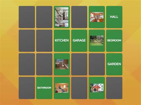 2 Prim I Can Shine Unit 2 Let´s Be Happy At Home Matching Pairs