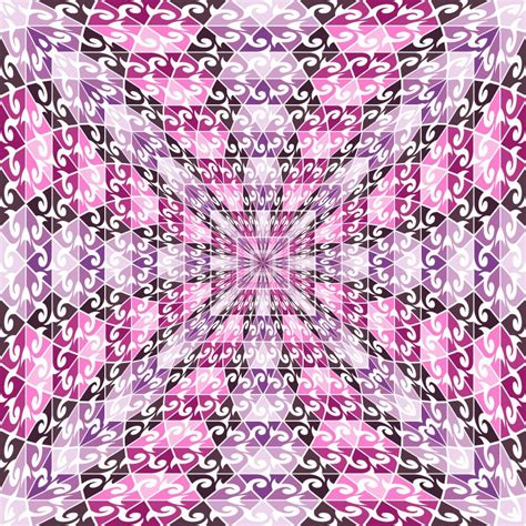 Vector Abstract Rhythmic Geometric Background Stock Vector Illustration Of Curves Dynamic