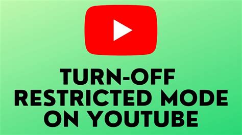How To Turn Off Restricted Mode On Youtube YouTube
