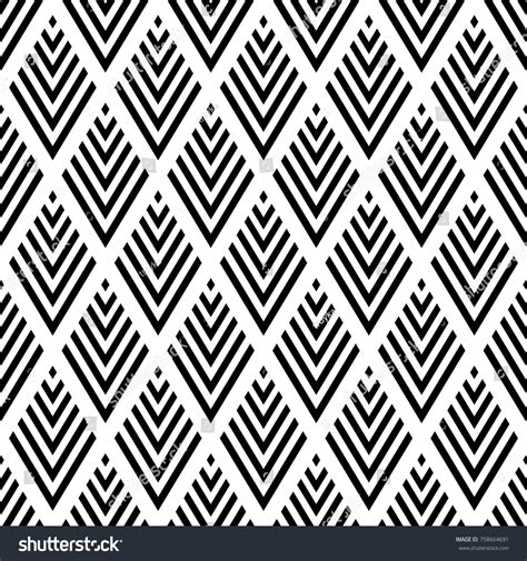 Seamless Geometric Diamonds Pattern Vector Art Stock Vector Royalty Free 758664691 Shutterstock