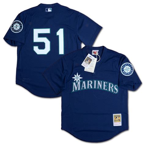 Mitchell And Ness 西雅圖水手隊 鈴木一朗 2002 Mesh Bp 球衣