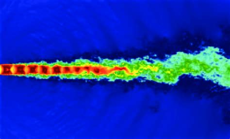 Continuous Stage Of The Free Round Jet Contour Of Velocities In Download Scientific Diagram