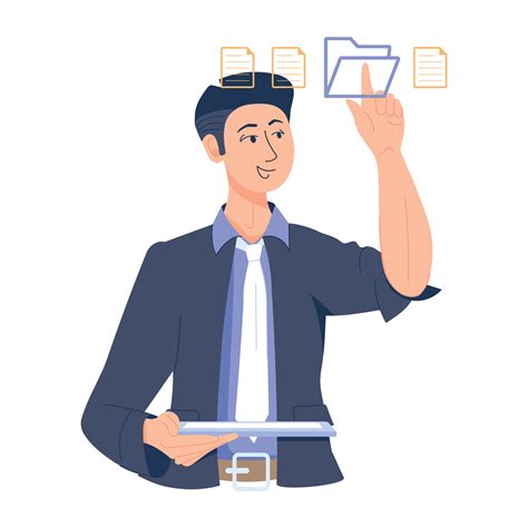 Trendy File Management 26138547 Vector Art At Vecteezy