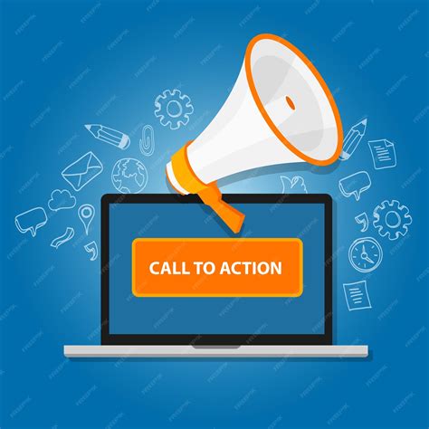 Premium Vector Call To Action Button Marketing Online Design Page
