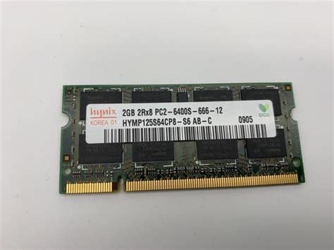 Hynix Korea 2gb 1rx8 Pc2 6400s Ddr2 800 Laptop Ram Rnd Computers
