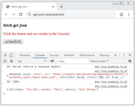 Hướng dẫn và ví dụ Javascript Fetch API openplanning net