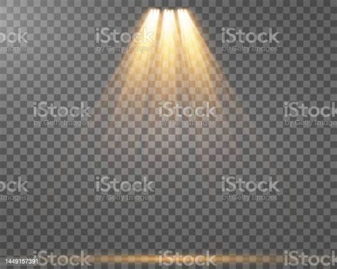 벡터 스포트라이트 세트입니다 다양한 형태의 빛 황색 무대 스포트라이트 조명 효과 광선 조명 효과 벡터 일러스트레이션 0명에 대한 스톡 벡터 아트 및 기타 이미지 Istock