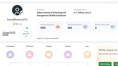 Codingchampion Aitamsrikakulam Hemanth Bandi 15 Comments