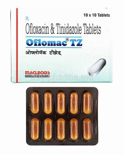 Ofloxacin Tinidazole Tablets At ₹ 51 03 Stripe Tinidazole Tablet In Mumbai Id 18640760412