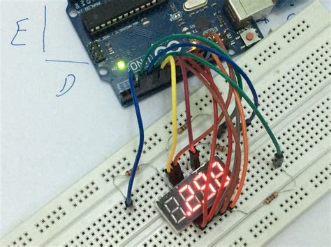Sevseg Library On 4 Digit Anode Segment