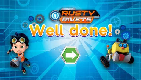 🕹️ Play Rusty Rivets Flip And Match Game Free Online Rusty Rivets