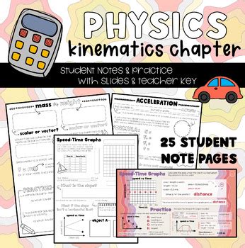 Kinematics Chapter Babe Notes Teacher Key Slides By LAF Science