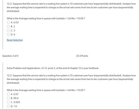 Solved Analyze How The Average Waiting Time Is Expected Chegg