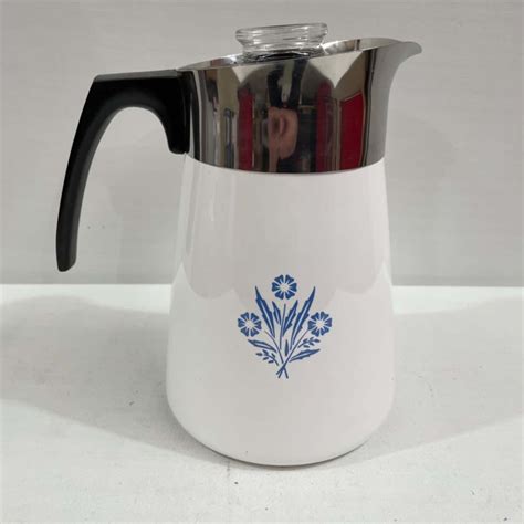 Vintage Corning Ware Coffee Pot 6 Cup S