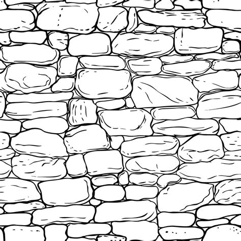 Cómo Dibujar Una Pared De Ladrillo Vector Premium
